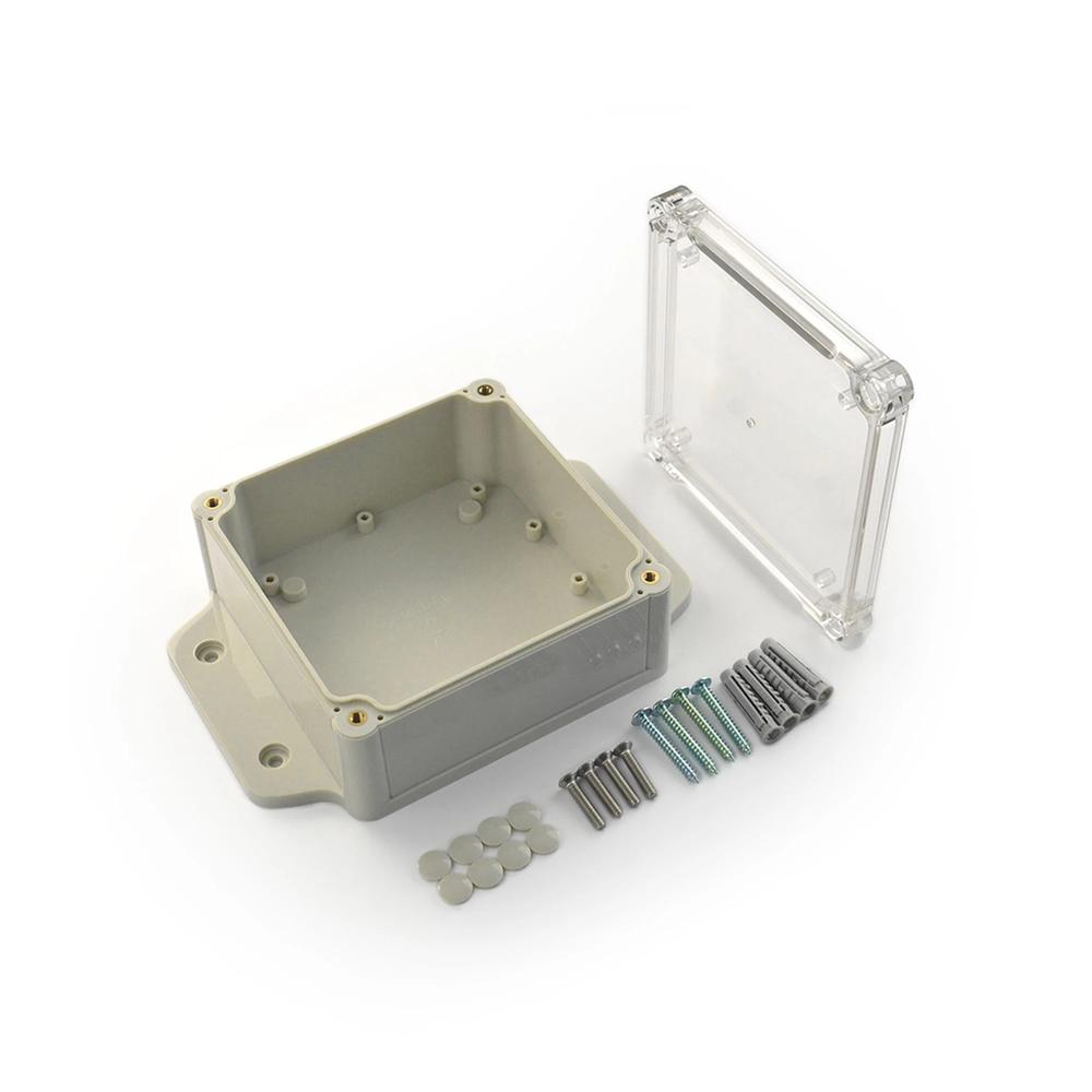 DFRobot Plastic Project Box Enclosure Waterproof Clear Cover - 6.61x4 ...
