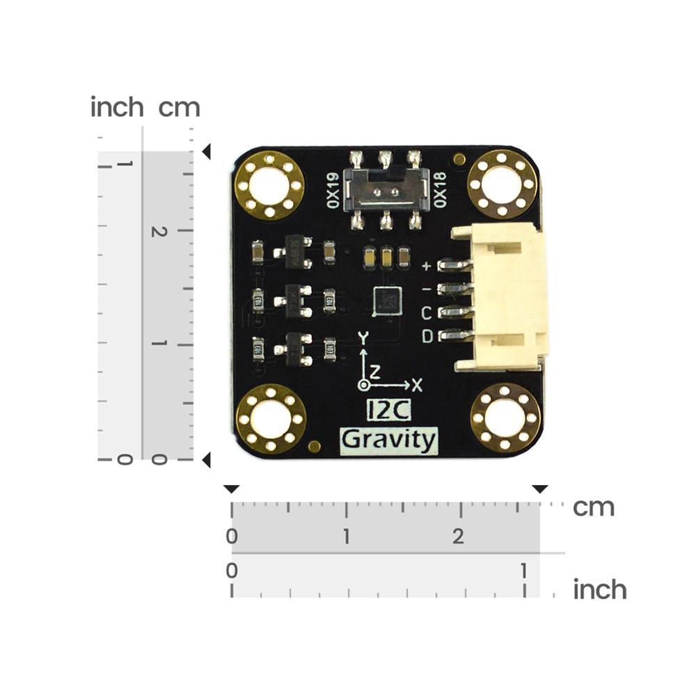 DFRobot Gravity: I2C LIS2DW12 Triple Axis Accelerometer Sensor (±2g/±4g ...
