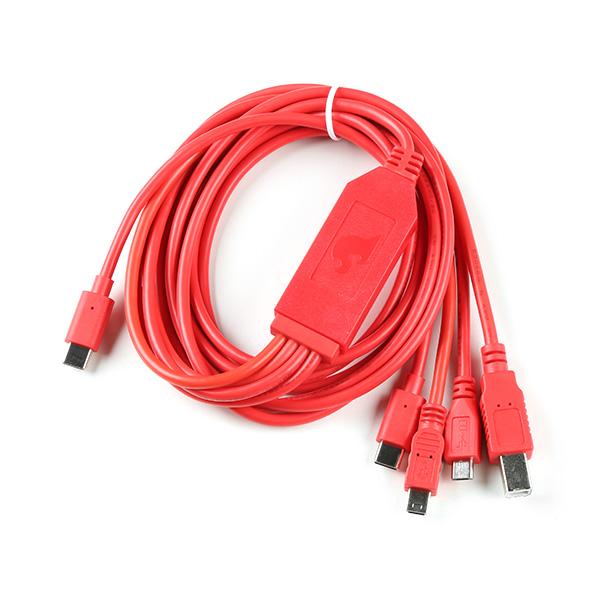 Sparkfun 4 In 1 Multi Usb Kaapeli Usb C Isäntä Opencircuit