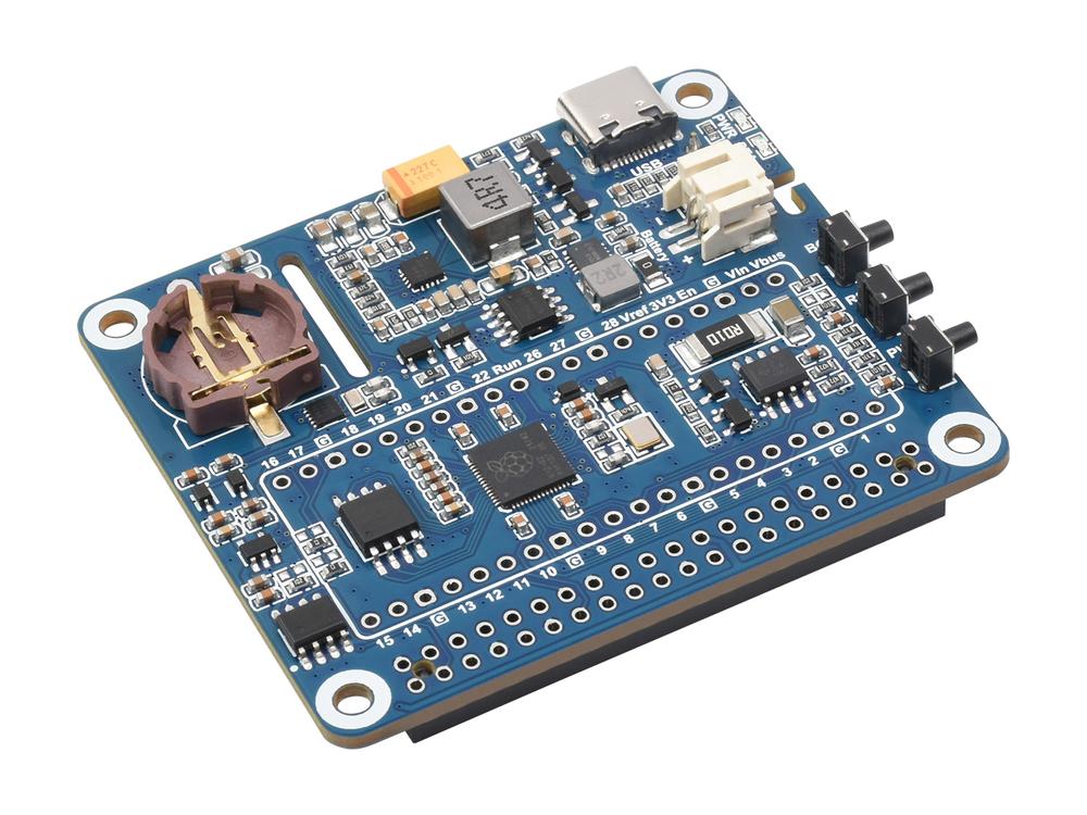 Waveshare Power Management HAT for Raspberry Pi, Supports charging And ...