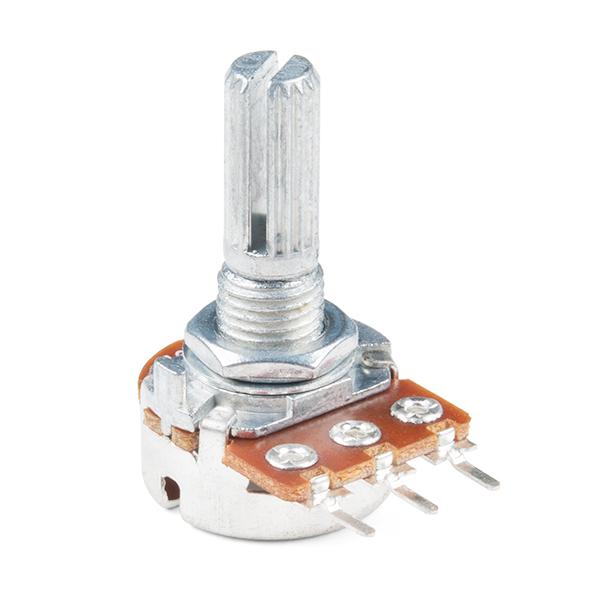 Sparkfun Rotary Potentiometer - 100k Ohm, Logarithmic (Panel Mount ...