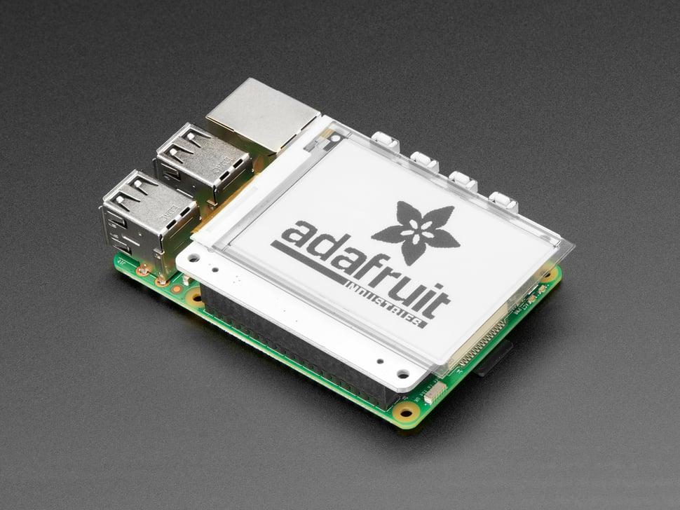 Adafruit PaPiRus 2.7" eInk Display HAT for Raspberry Pi from Pi Supply ...