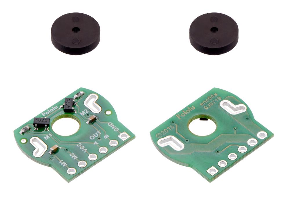 Pololu Magnetic Encoder Pair Kit for 20D mm Metal Gearmotors, 20 CPR, 2 ...