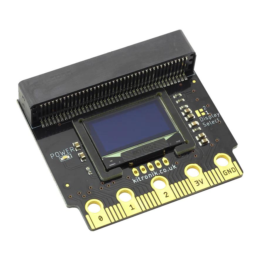 Kitronik :VIEW Graphics 128 OLED display 128x64 for BBC micro:bit ...