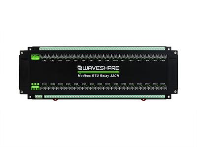 Waveshare Módulo de Relé Modbus RTU de 32 canais, Interface RS485, com ...