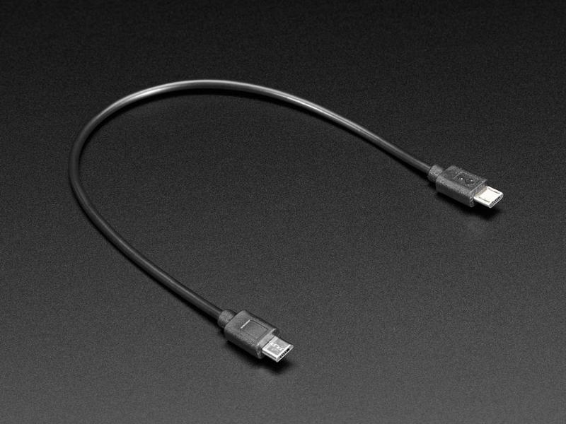 Adafruit Micro USB till Micro USB OTG-kabel - 25-30 cm lång - Opencircuit