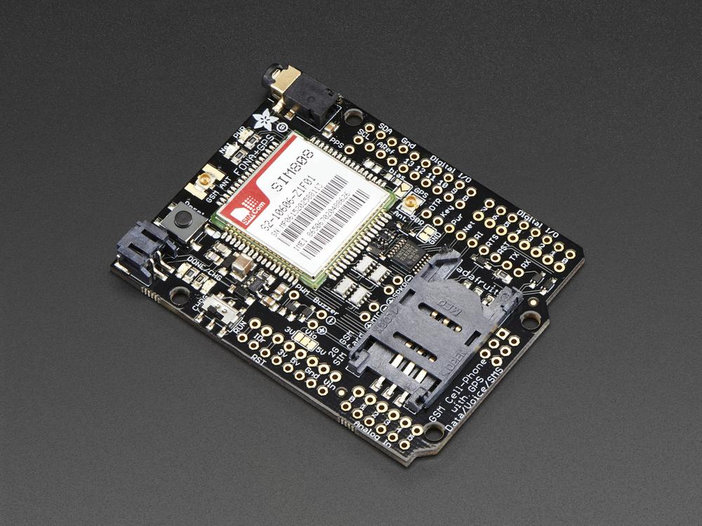Adafruit FONA 808 Shield - Mini Cellulaire GSM + GPS pour Arduino ...