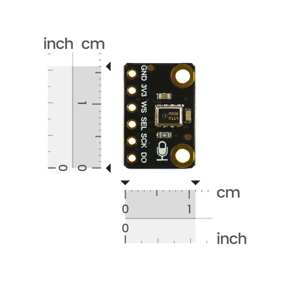 DFRobot Fermion: I2S MEMS Microphone (Breakout) - Opencircuit