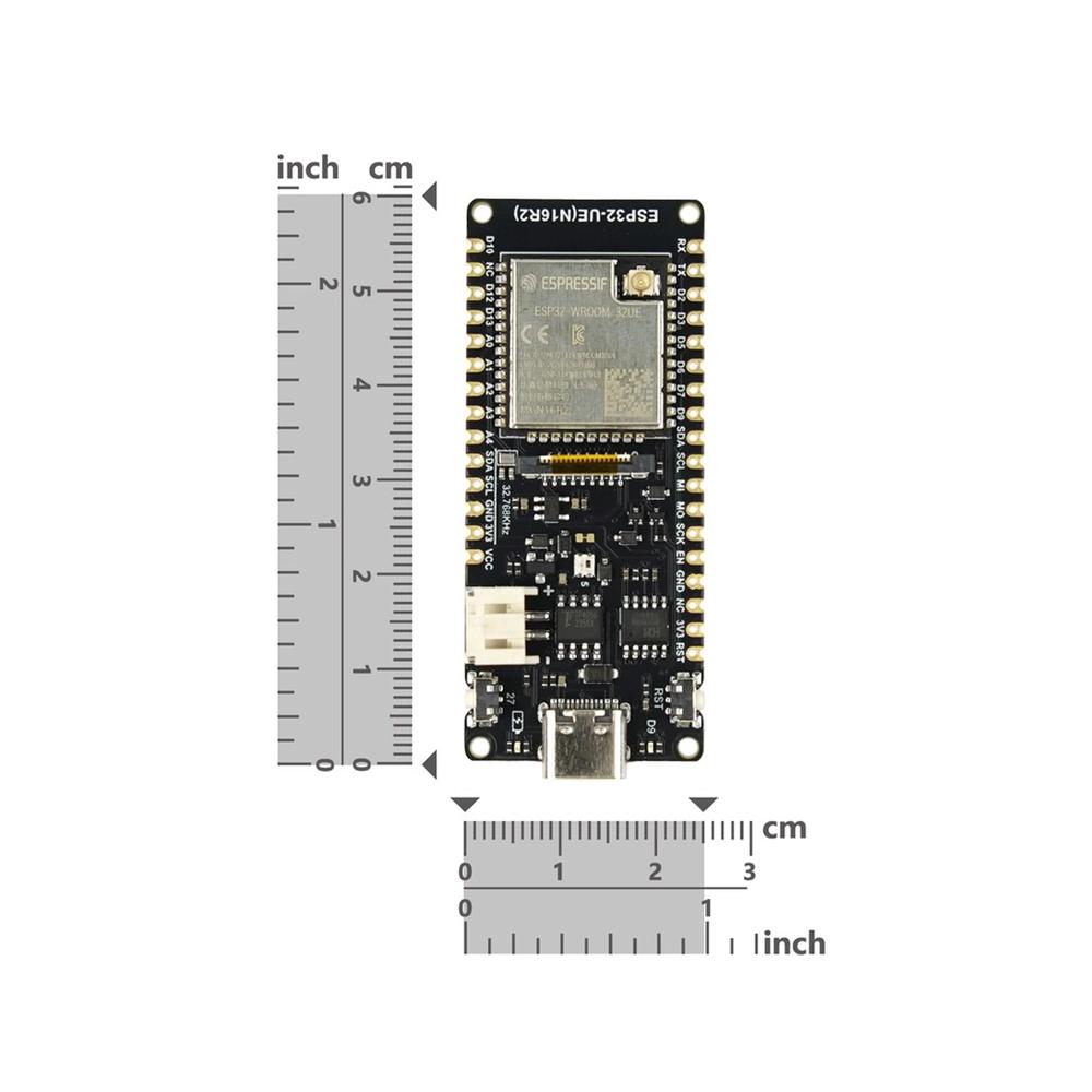 FireBeetle 2 ESP32-UE (N16R2) IoT Microcontroller (16MB / 2MB PS, Supports Ext Antenna, Wi-Fi ...