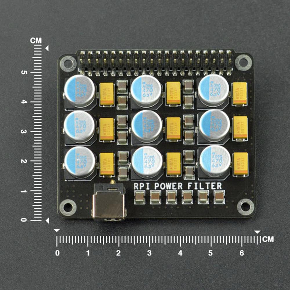 DFRobot Virtasuodatinkortti Raspberry Pi 3B+/4B:lle - Opencircuit