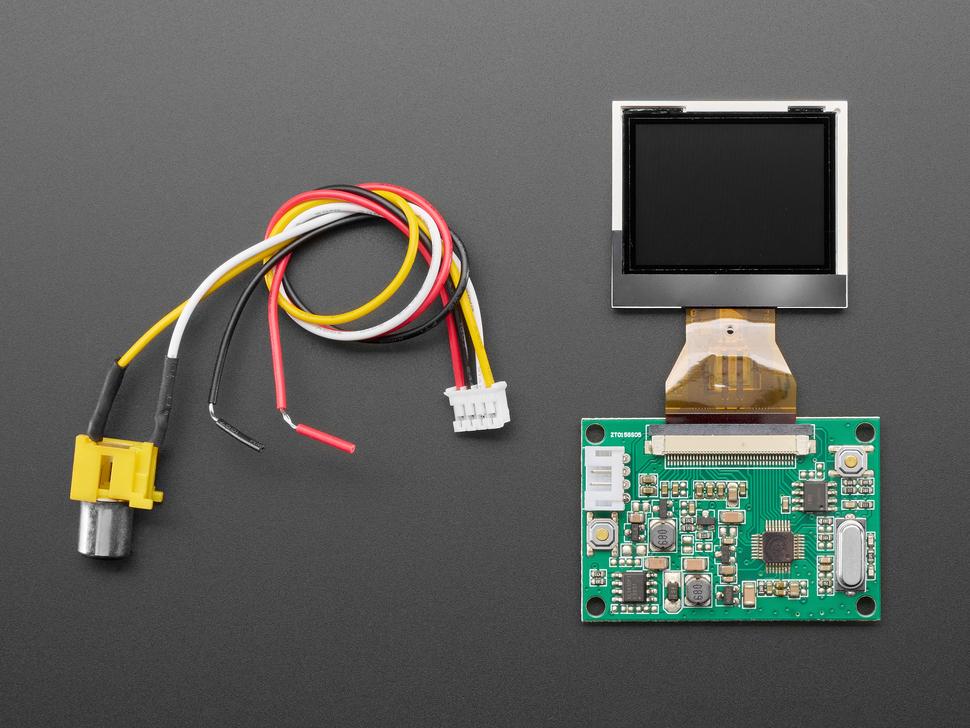 Adafruit NTSC/PAL (Televisie) TFT- display - 1,5 inch diagonaal ...