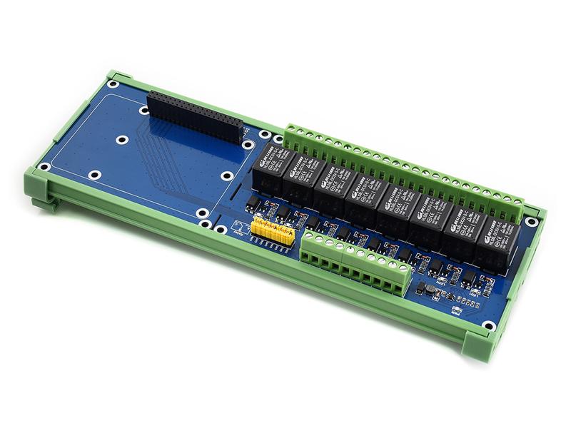 Waveshare Raspberry Pi 8-kanavainen relelaajennuslevy - Opencircuit