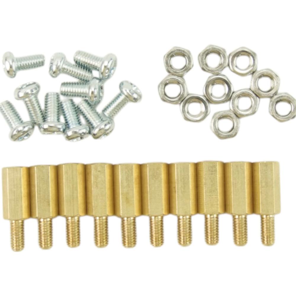 DFRobot 10 Sets M3 * 10 Hexagonal Standoffs Mounting Kit - Opencircuit