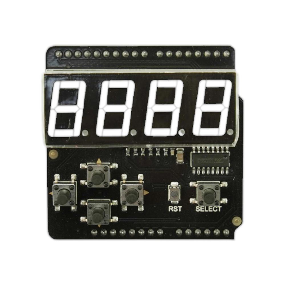 Shield d'affichage 4 chiffres 7 segments compatible Arduino avec ...