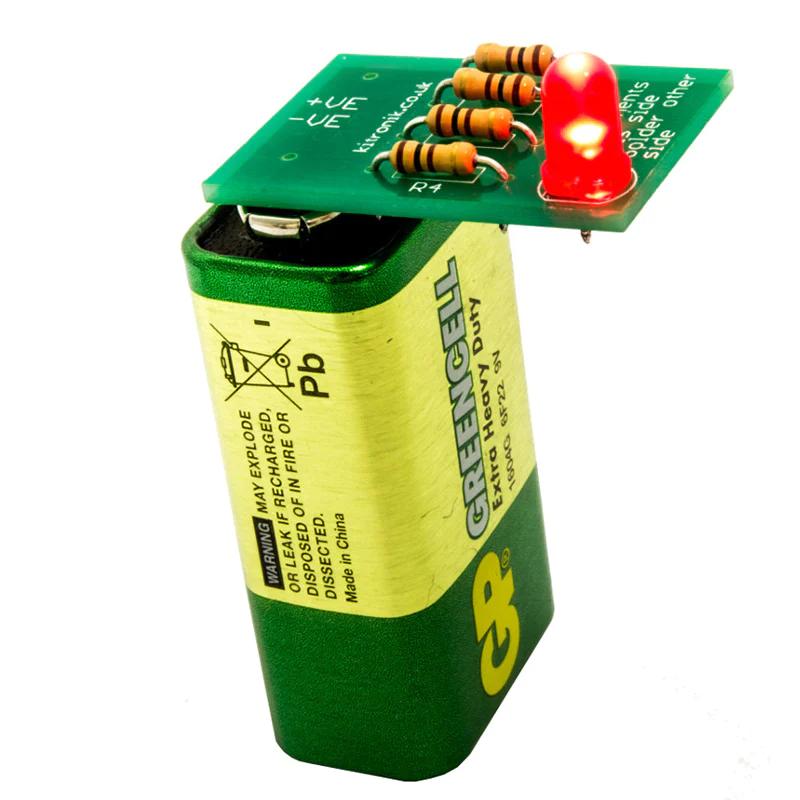 Kitronik Learning to solder LED kit, Pack of 25 - Opencircuit