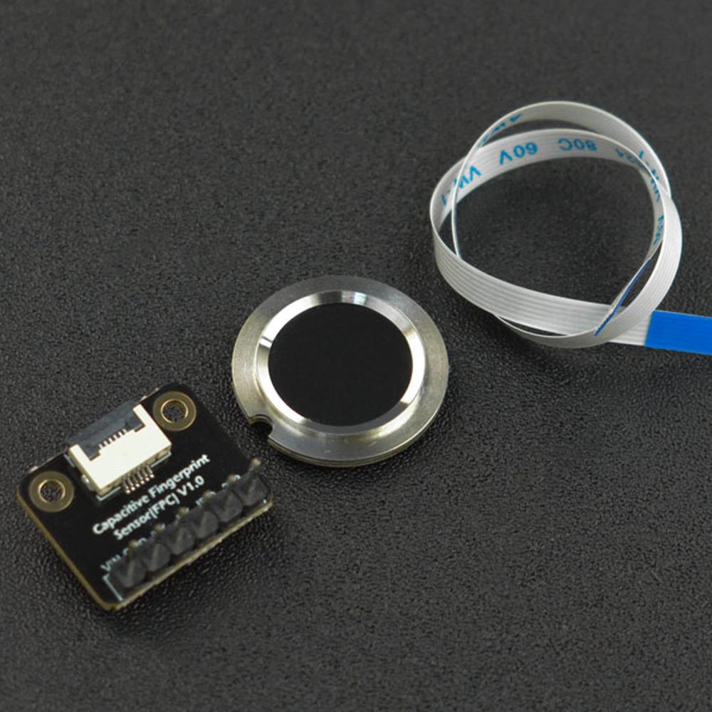 DFRobot UART kapacitiv fingeravtryckssensor (FPC-kontakt, 80 ...