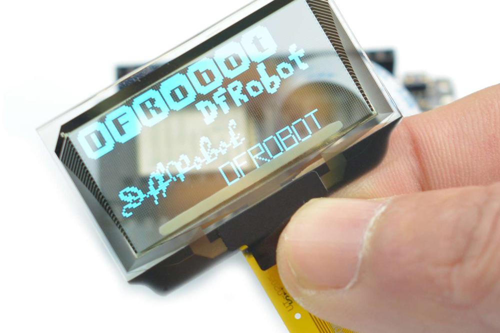 DFRobot Fermion : écran OLED transparent 1,51 pouce avec convertisseur (Breakout) - Opencircuit