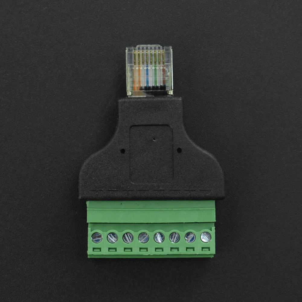 Ethernet RJ45 Male Plug Terminal Block - Opencircuit