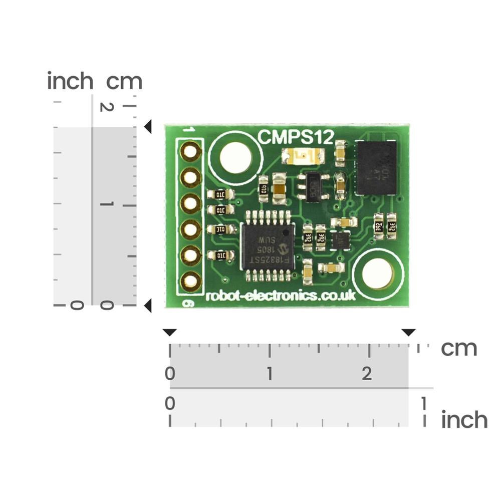 CMPS12 Tilt-Compensated Compass with BNO055 Chip - Opencircuit