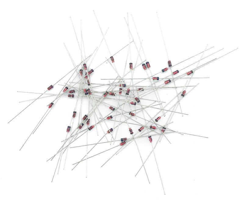1N4148 75V 300mA Small signal diode - 50 stuks - Opencircuit
