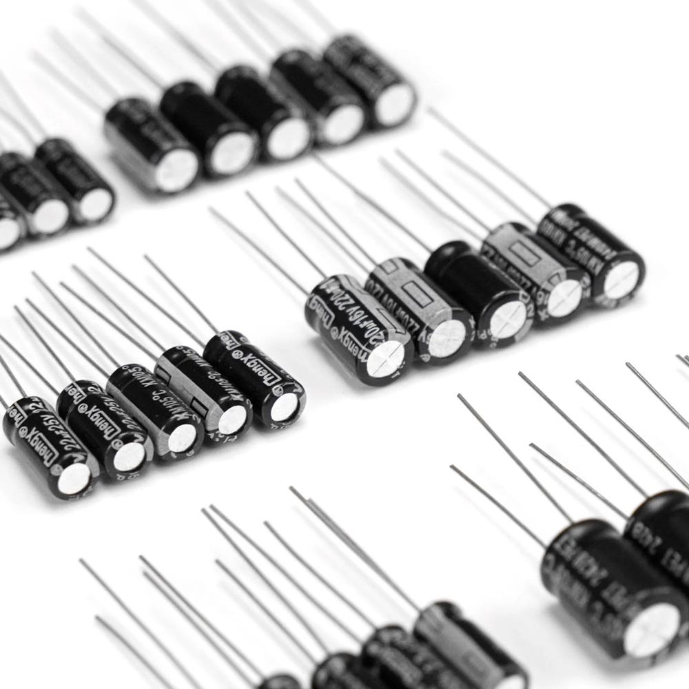 DFRobot Paquete de 100 condensadores electrolíticos de aluminio ...