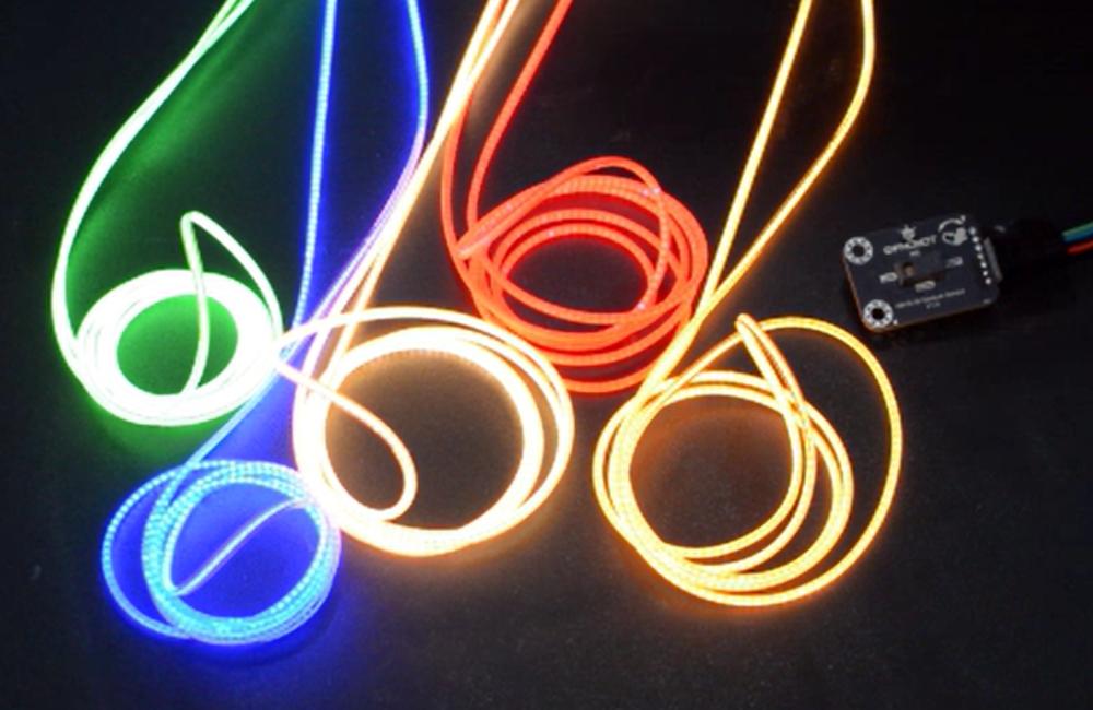 DFRobot Flexible LED Filament (24V, 120cm, Green) - Opencircuit