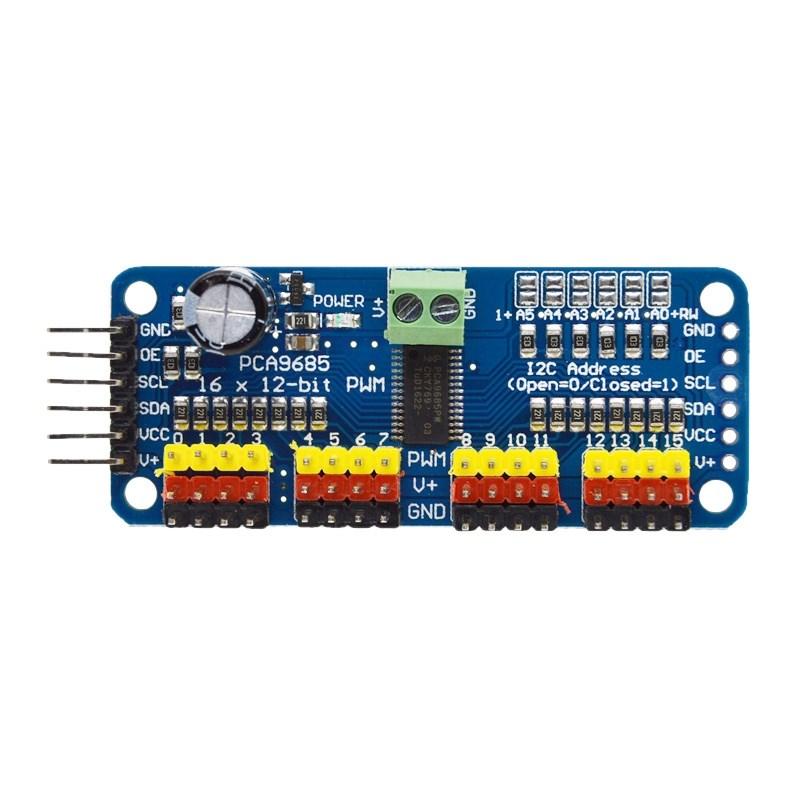 PCA9685 16 Channel PWM / Servo module I2C - Opencircuit