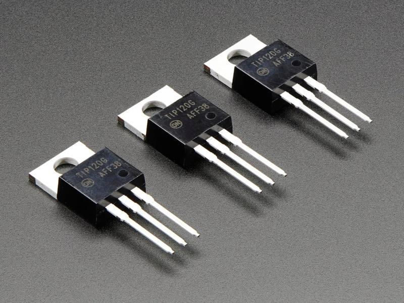 Adafruit Transistors de puissance Darlington TIP120 - pack de 3 ...