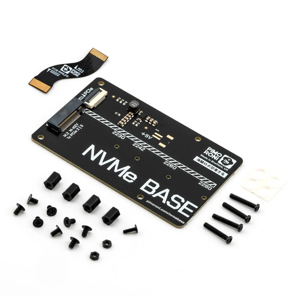 Pimoroni NVMe Base for Raspberry Pi 5 - Opencircuit