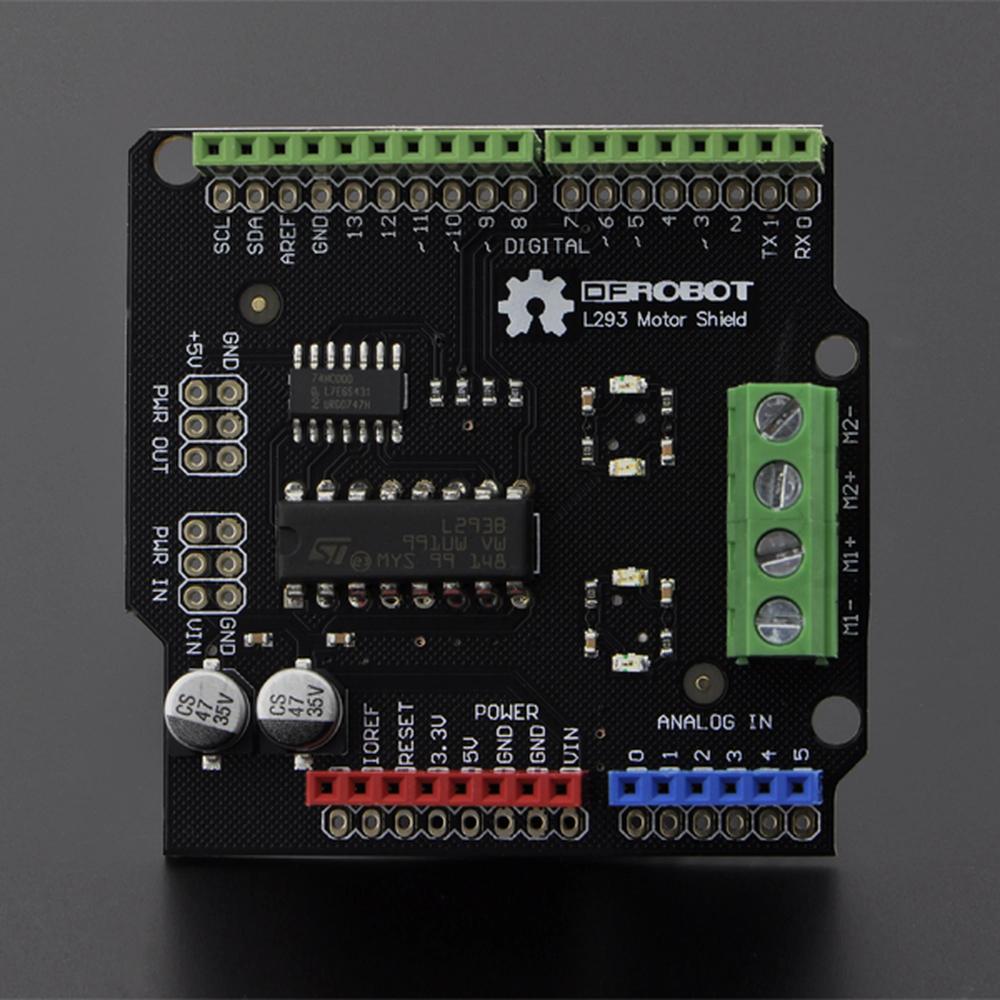 DFRobot Shield moteur CC pour Arduino avec puce L293 - Opencircuit