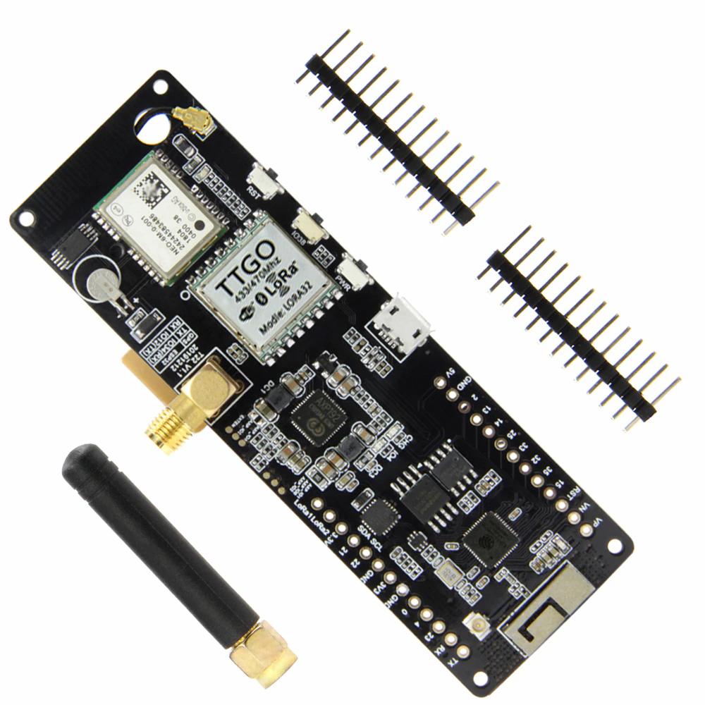 LilyGO TTGO T-Beam - LoRa 868MHz - NEO-6M GPS - ESP32 - Portabatteria ...