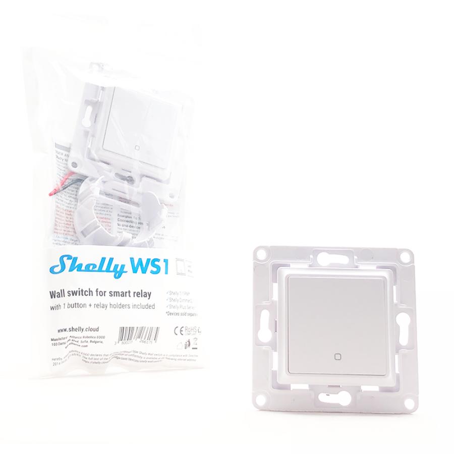 Shelly Wall Switch 1 - White - Opencircuit