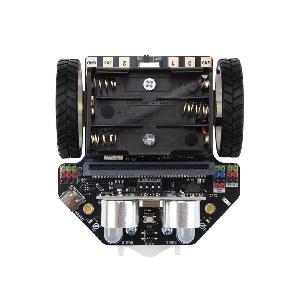 DFRobot Kit robot Maqueen Lite V5 Micro:bit pour STEM (suivi de ligne et évitement d'obstacles ...