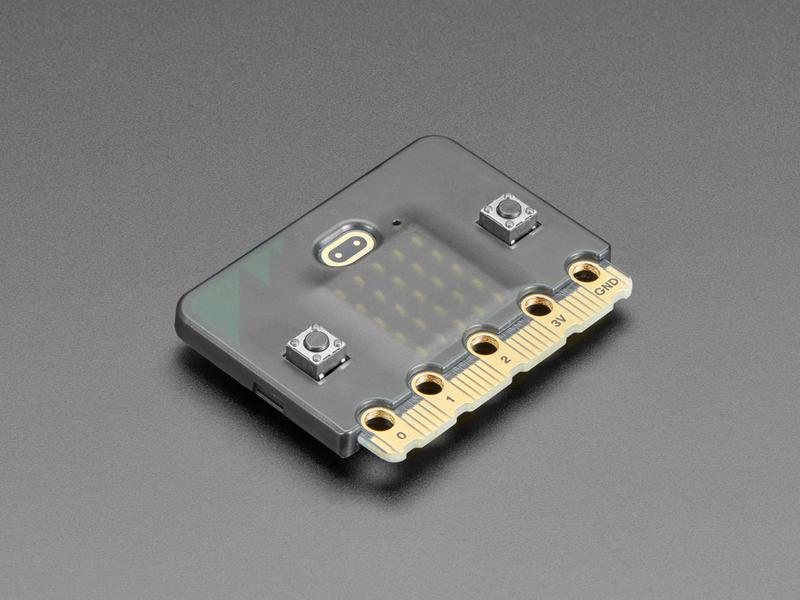 Adafruit Smoke Snap-on case voor Micro:bit V2 - Opencircuit