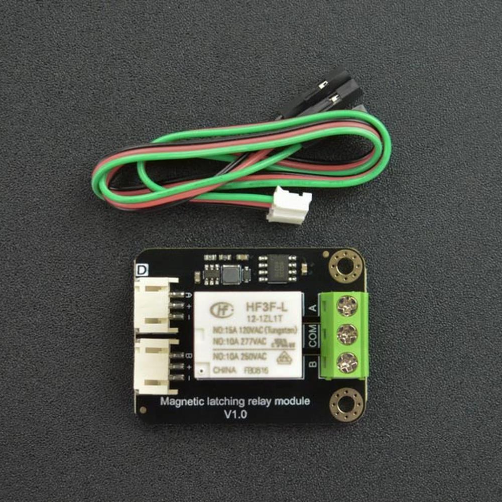 DFRobot Gravity: Magnetic Latching Relay for ESP32 / Arduino - Opencircuit
