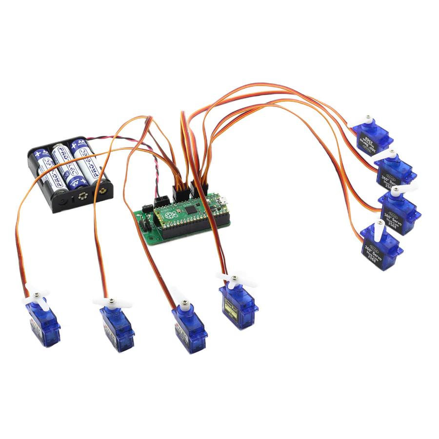 Scheda Kitronik Simply Servos per Raspberry Pi Pico - Opencircuit