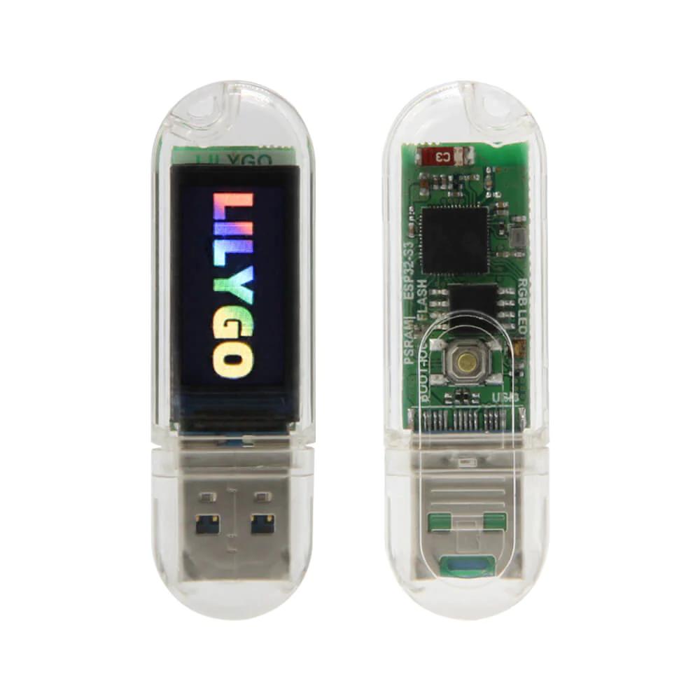 LilyGO T-Dongle-S3 ESP32-S3 USB Dongle With 0.96 inch Display - Opencircuit