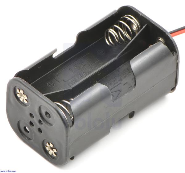 Pololu 4-AA Battery Holder, Back-to-Back - Opencircuit