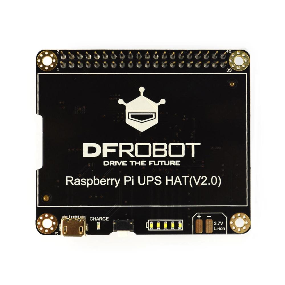 DFRobot UPS hat voor Raspberry Pi 4B/3B+/3B - Opencircuit