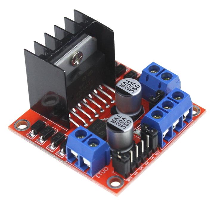 Opencircuit L298N motor driver module - double H-Bridge