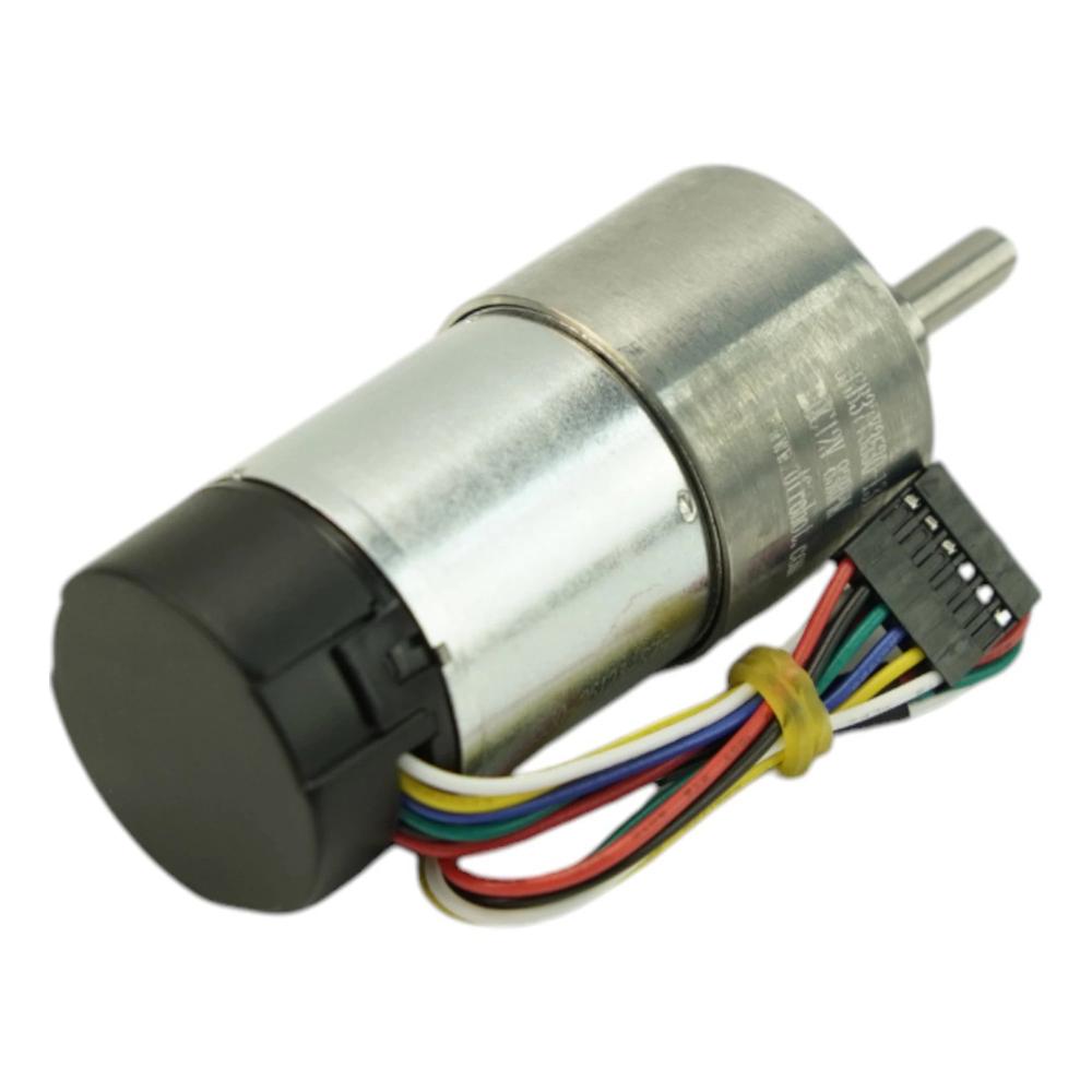 DFRobot 83 RPM metalen DC motor met encoder - 12V gear motor (GB37Y3530 ...