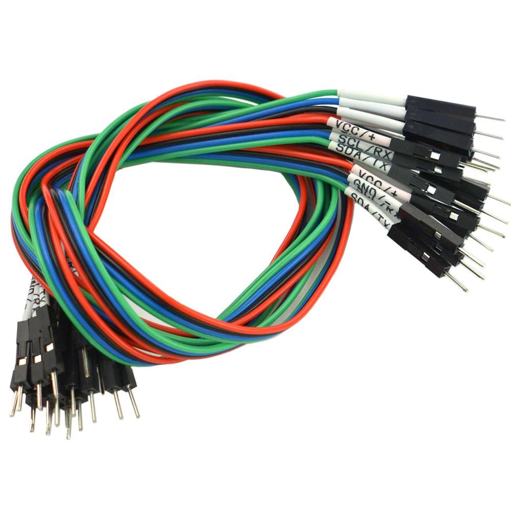 DFRobot Gravity: linea DuPont M/M a 4 pin con etichetta (30 cm ...