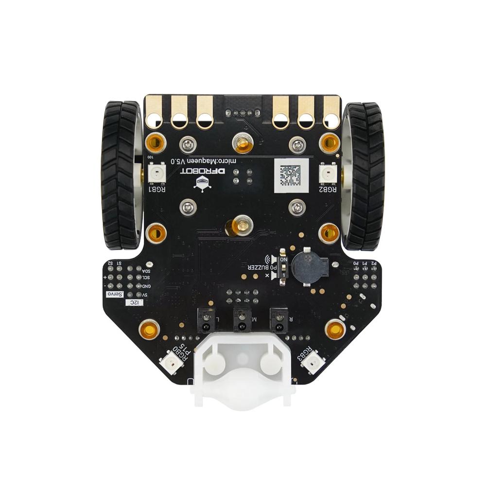DFRobot Kit robot Maqueen Lite V5 Micro:bit pour STEM (suivi de ligne et évitement d'obstacles ...