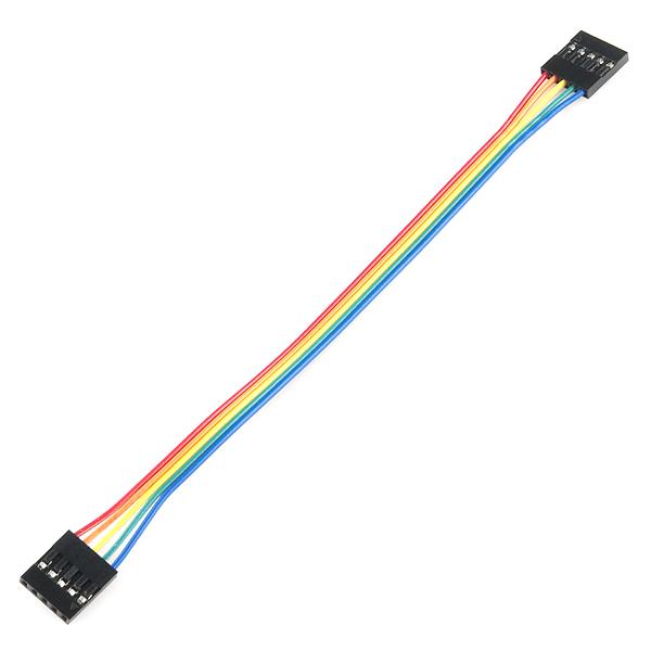 Sparkfun Jumper Wire - 0.1", 5-pin, 6" - Opencircuit