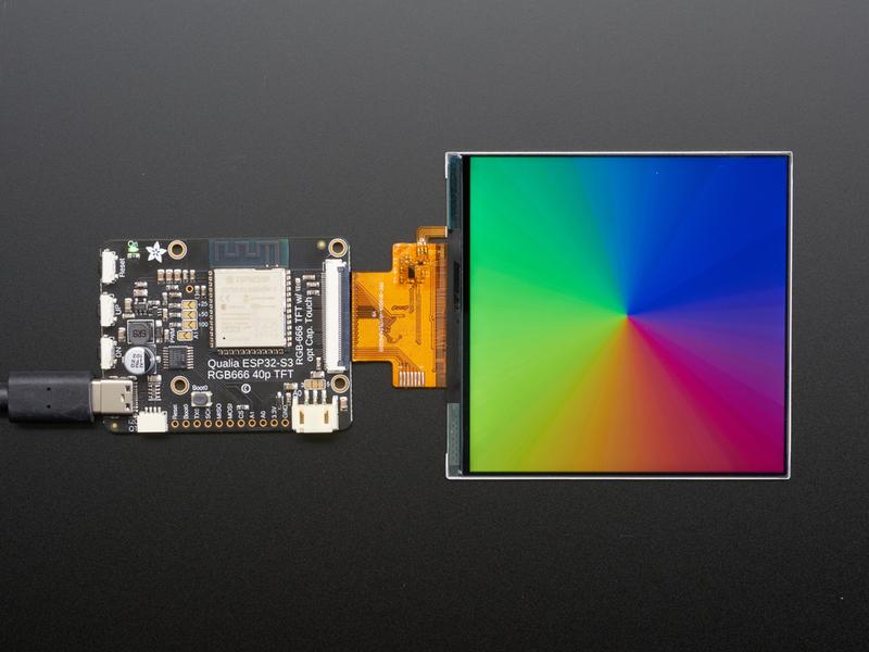 Adafruit Square RGB 666 TTL TFT -näyttö - 4" 720x720 - Ei ...