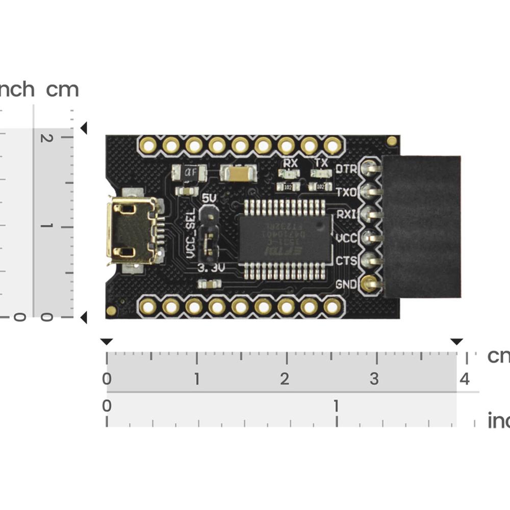 DFRobot Fermion : FTDI FT232RL Basic Breakout 3,3/5 V (compatible ...