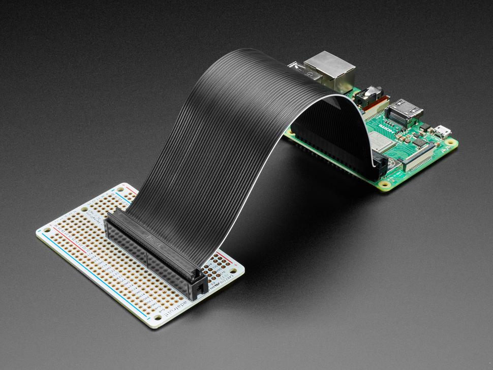 Adafruit Perma-Proto 40-pins Raspberry Pi PCB-kit van halve grootte ...