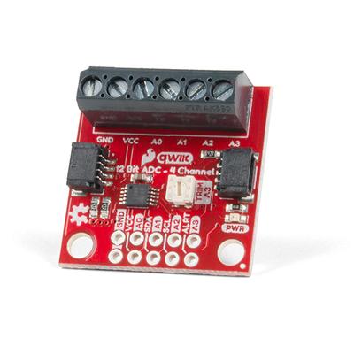 ADC Sparkfun Qwiic 12 bits - 4 canaux (ADS1015) - Opencircuit