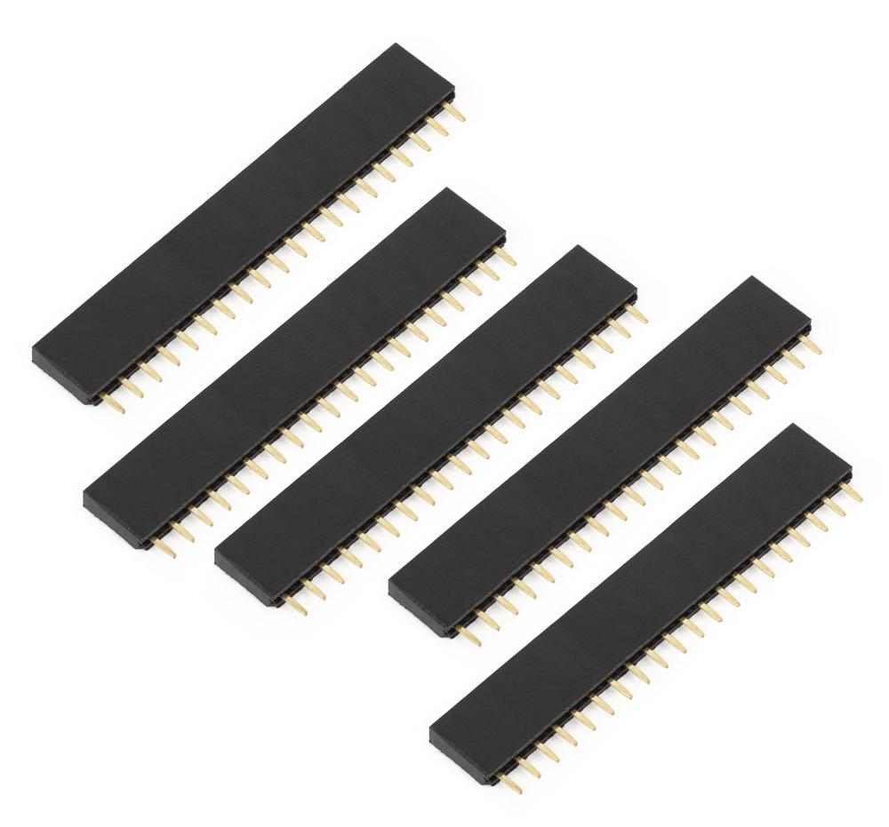 Female header 20 pin - 2.54mm - 5 stuks - Opencircuit