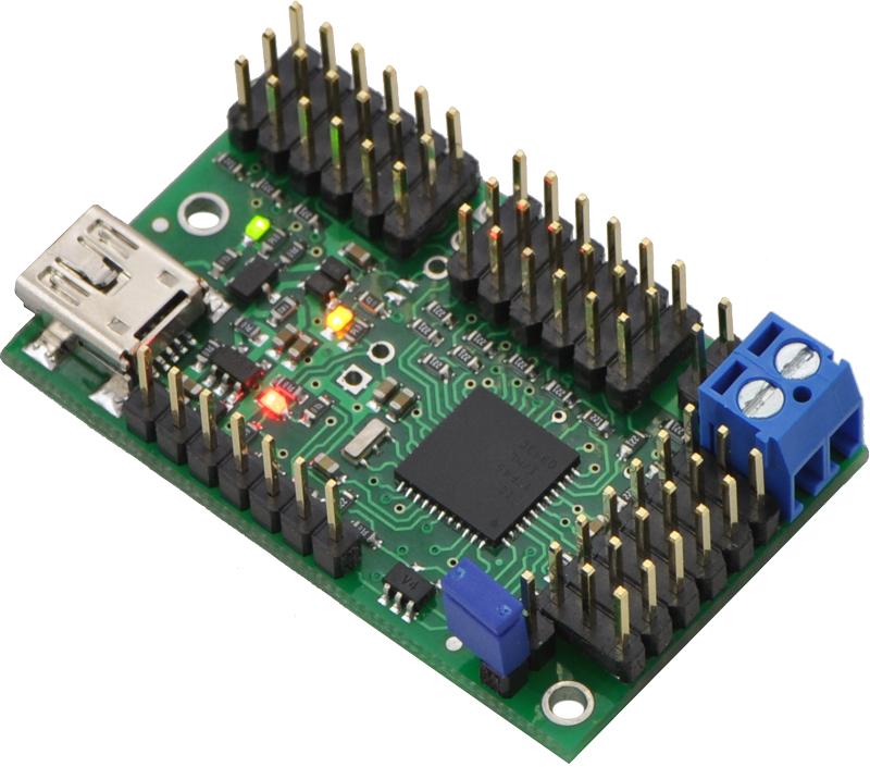 Pololu Mini Maestro 18-kanaals USB-servocontroller (gemonteerd ...